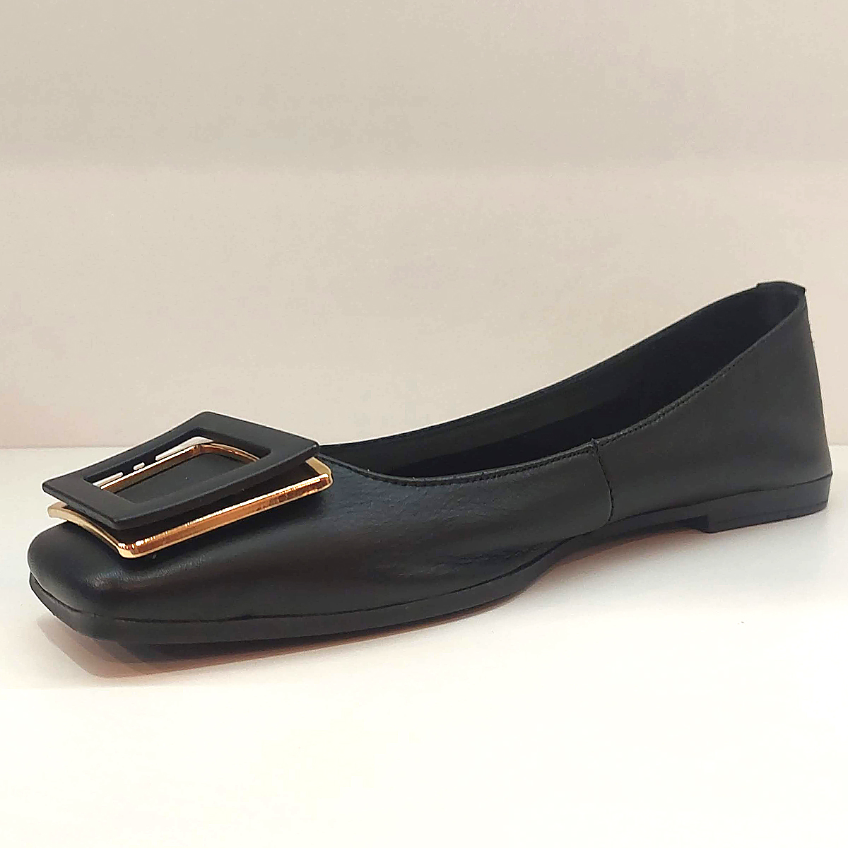 "INVENTO" crne kožne baletanke - Lana Shoes - prodaja kvalitetne ženske ...